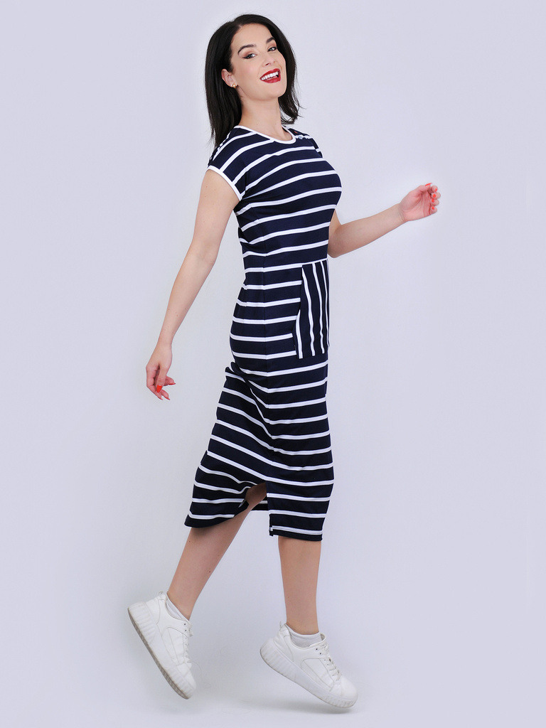 Šaty EASYS DL NAVY | Ateliér Donát